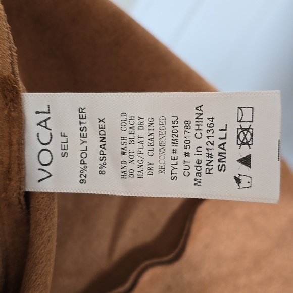 Vocal | Jackets & Coats | Vocal Suade Fringe Jacket | Poshmark